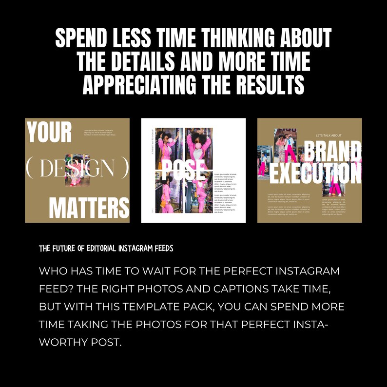 30 Instagram Templates Magazine Style Instagram Feed - Etsy