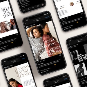 30 Entrepreneur Instagram Templates, Bold Templates for Canva ...