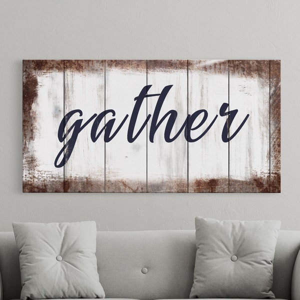 Large Gather Sign - Etsy
