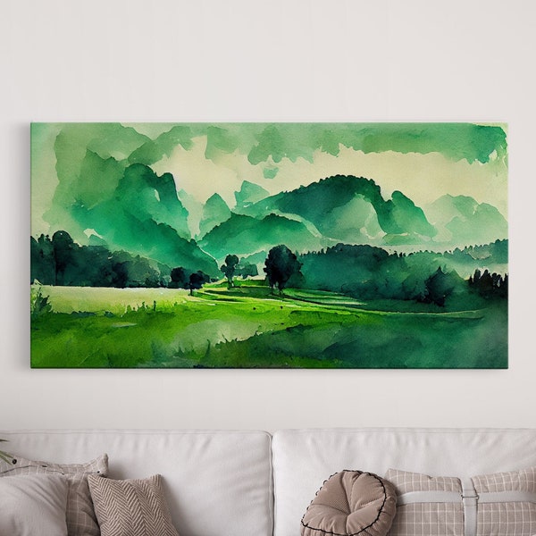 Emerald Wall Art - Etsy