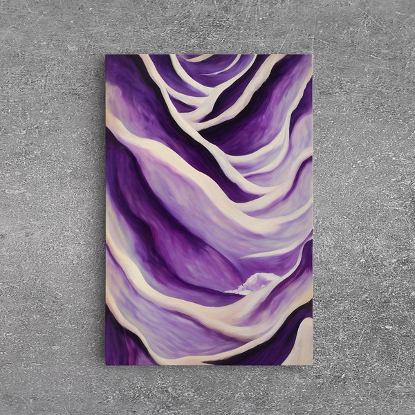 Lilac Abstract Art - Etsy