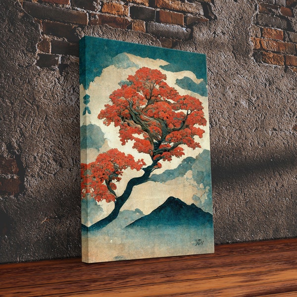 Large Japanese Woodblock Print - Etsy