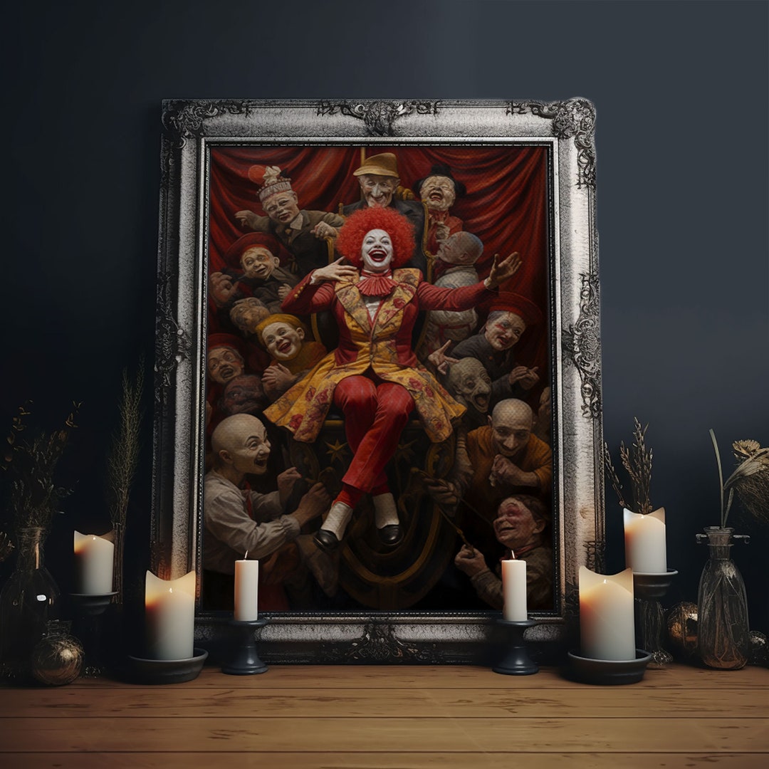 The Macabre Circus, Halloween Canvas Print / Framed Canvas, Victorian ...