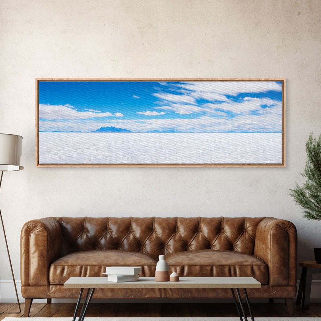 Panoramic Print of Salarde Uyuni Bolivia Salt Flats Extra Large Wall Art Panoramic Wall Art ...
