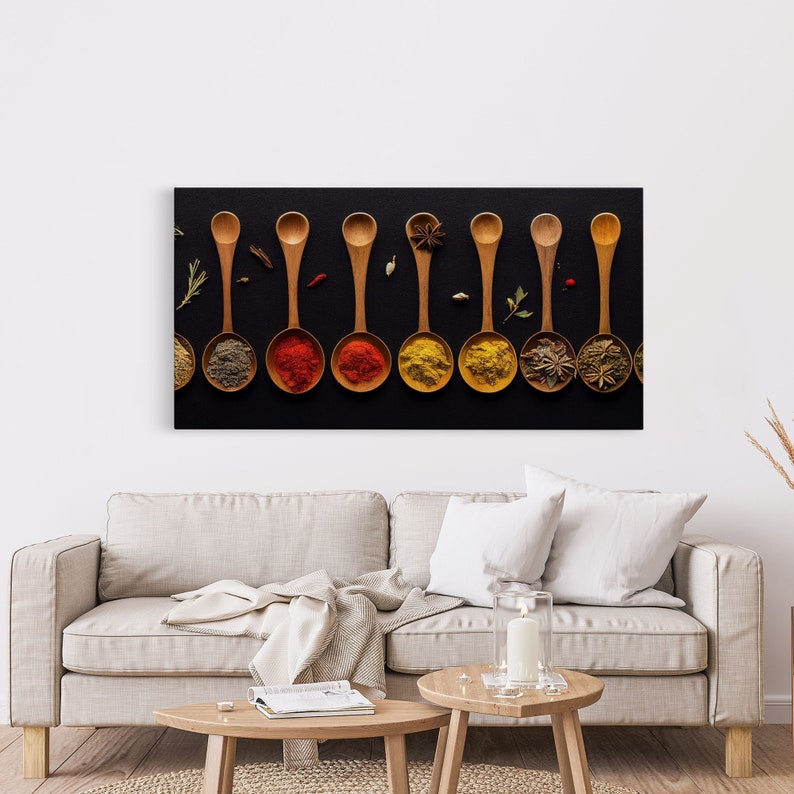 Kitchen Wall Art Kitchen Canvas Wall Art Framed Canvas - Etsy