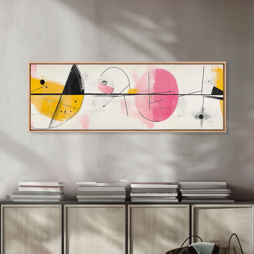 Extra Large Panoramic Abstract Art - Extra Wide Wall Art - Fine Art ...