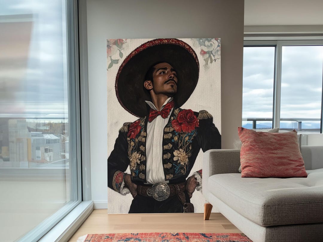 The Matador Painting Print, Chicano Art Framed Canvas Print ...