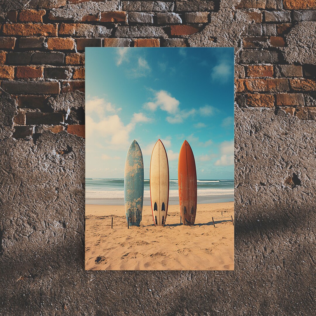 Surf Board Art, Framed Canvas Print, Surf Decor, Surf Art, Surfboard Wall Art, Surf Wall Art ...