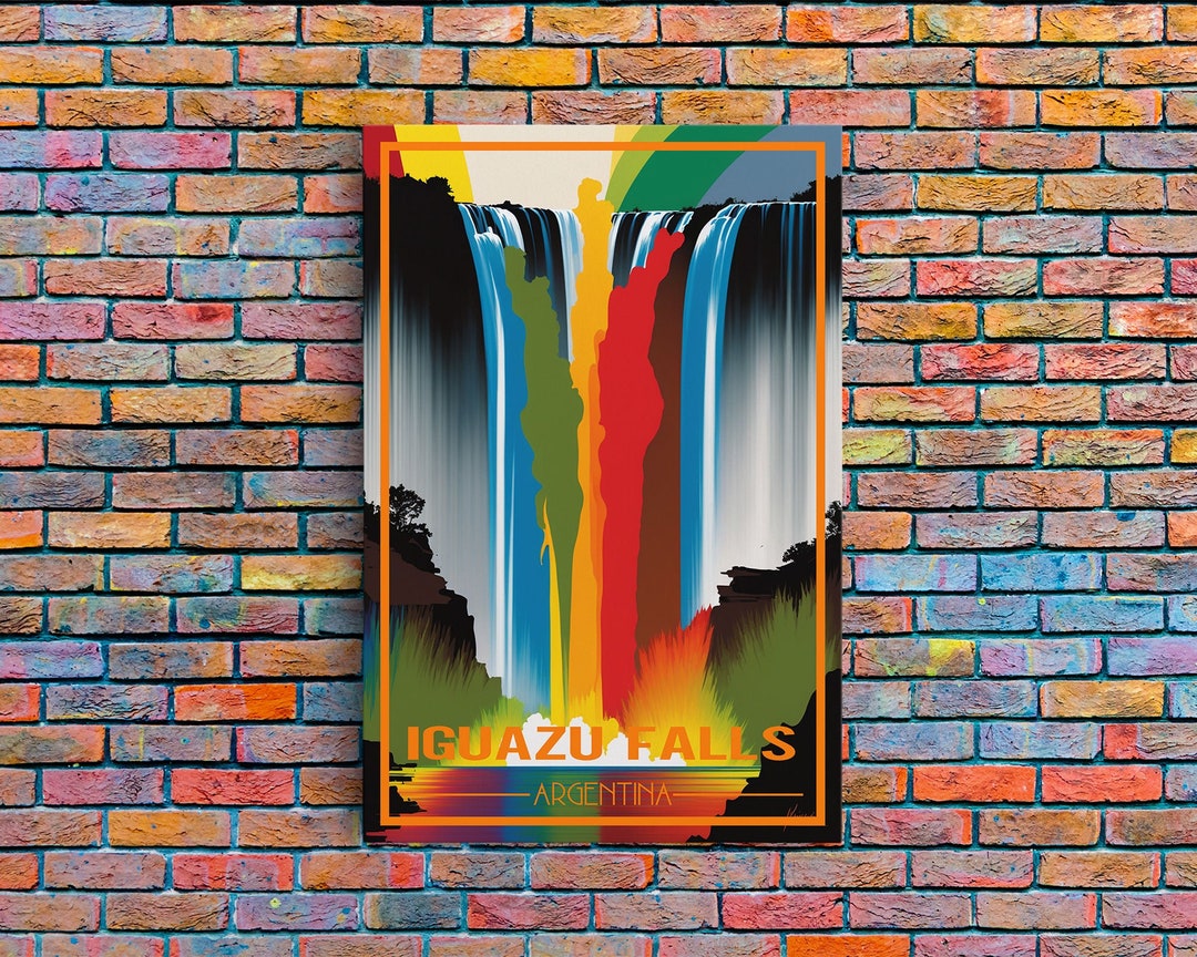 Iguazu Falls Wall Art, Argentina Poster, North America Wall Art, Travel ...
