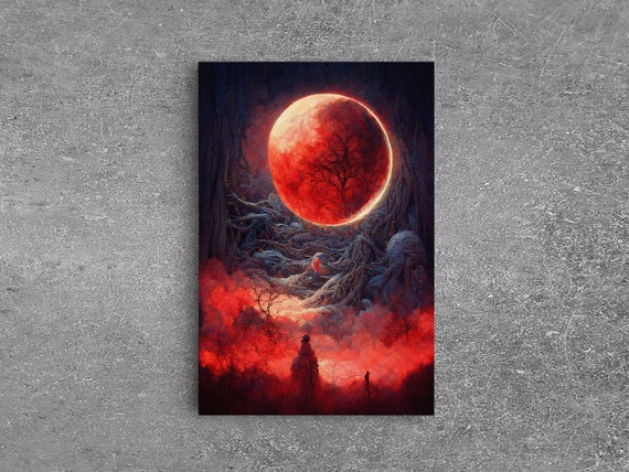 Spooky Blood Red Moonsin Engiland