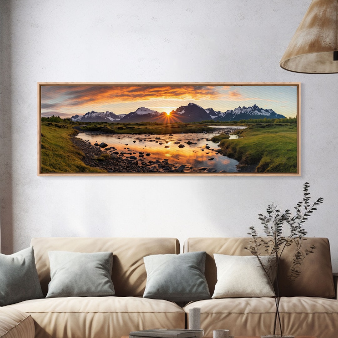 Panoramic Print of Katmai National Park, Extra Large Wall Art ...