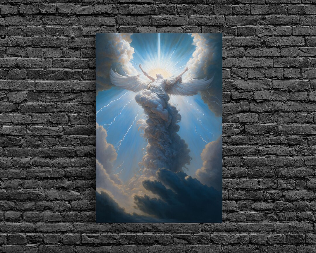 Angel Art, Framed Wall Art, Canvas Print, Angelic Art, Angel Painting ...