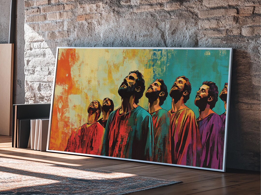 Joseph Sold by His Brothers Pop Art Framed Canvas Print - Emotional ...