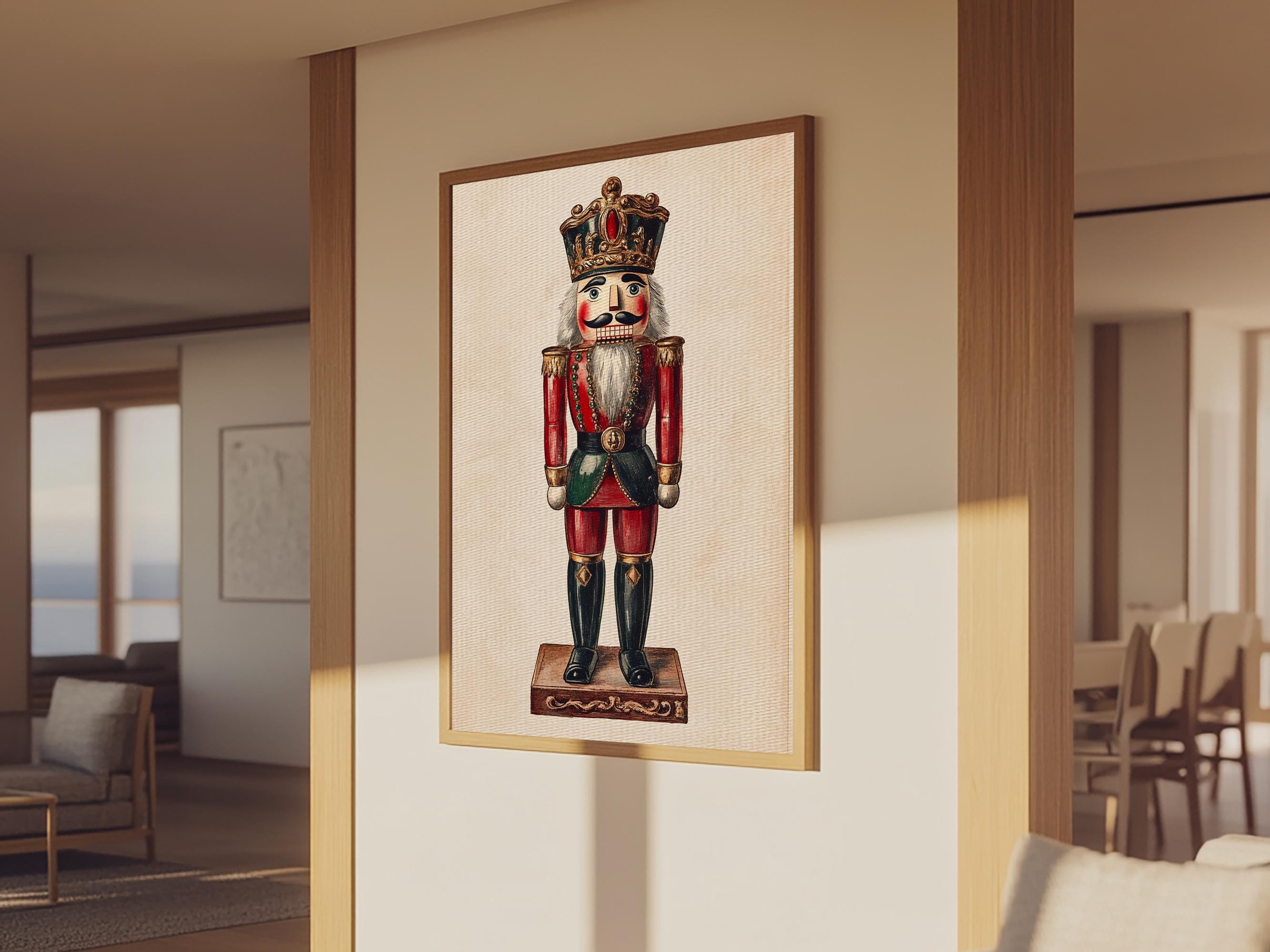 Sketch of a Nutcracker Canvas Print - Framed Canvas - Minimalist ...
