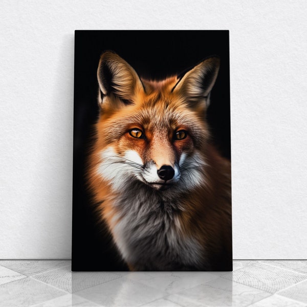 Red Fox Art Print - Etsy