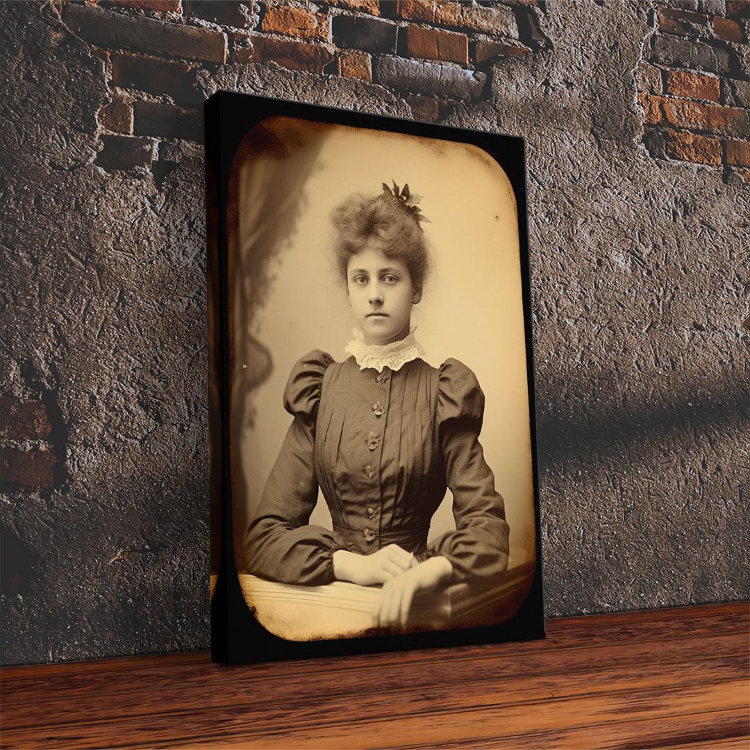 Victorian Portrait, Victorian Photos, Antique Photograph, Canvas Print ...