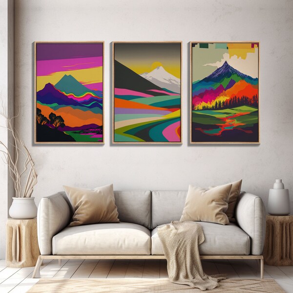3 Panel Art - Etsy