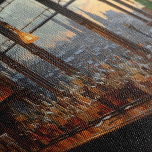 Old Timey Western Bar, Oil Painting of A Vintage Bar Overlooking the ...