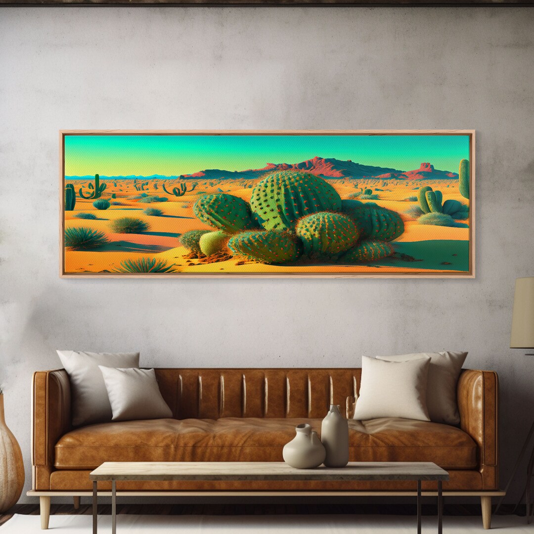 Desert Wall Art Framed Canvas Print Sahara Desert Desert - Etsy