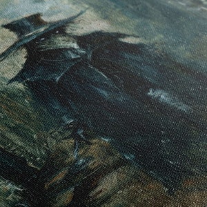 Ghostly Figure in Victorian Attire - Eerie Night Stalker Gothic Art ...