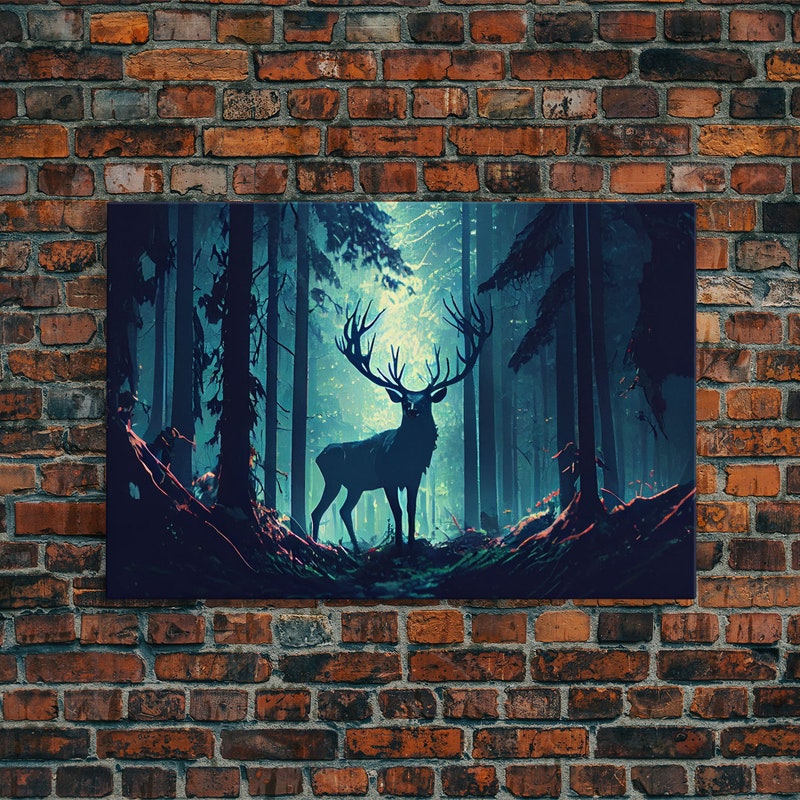 Fantasy Stag Art - Etsy