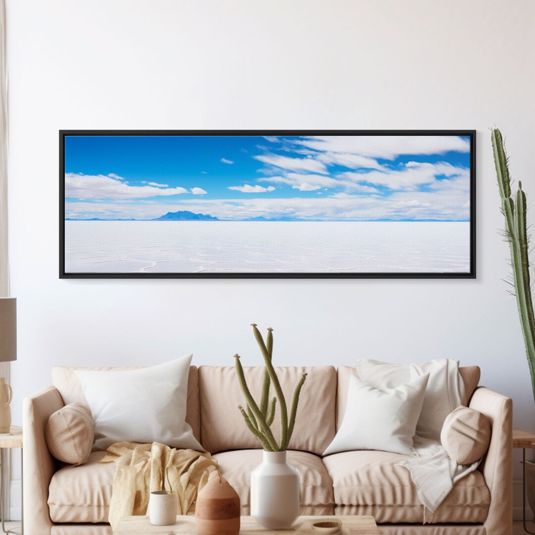 Panoramic Print of Salarde Uyuni Bolivia Salt Flats Extra Large Wall Art Panoramic Wall Art ...