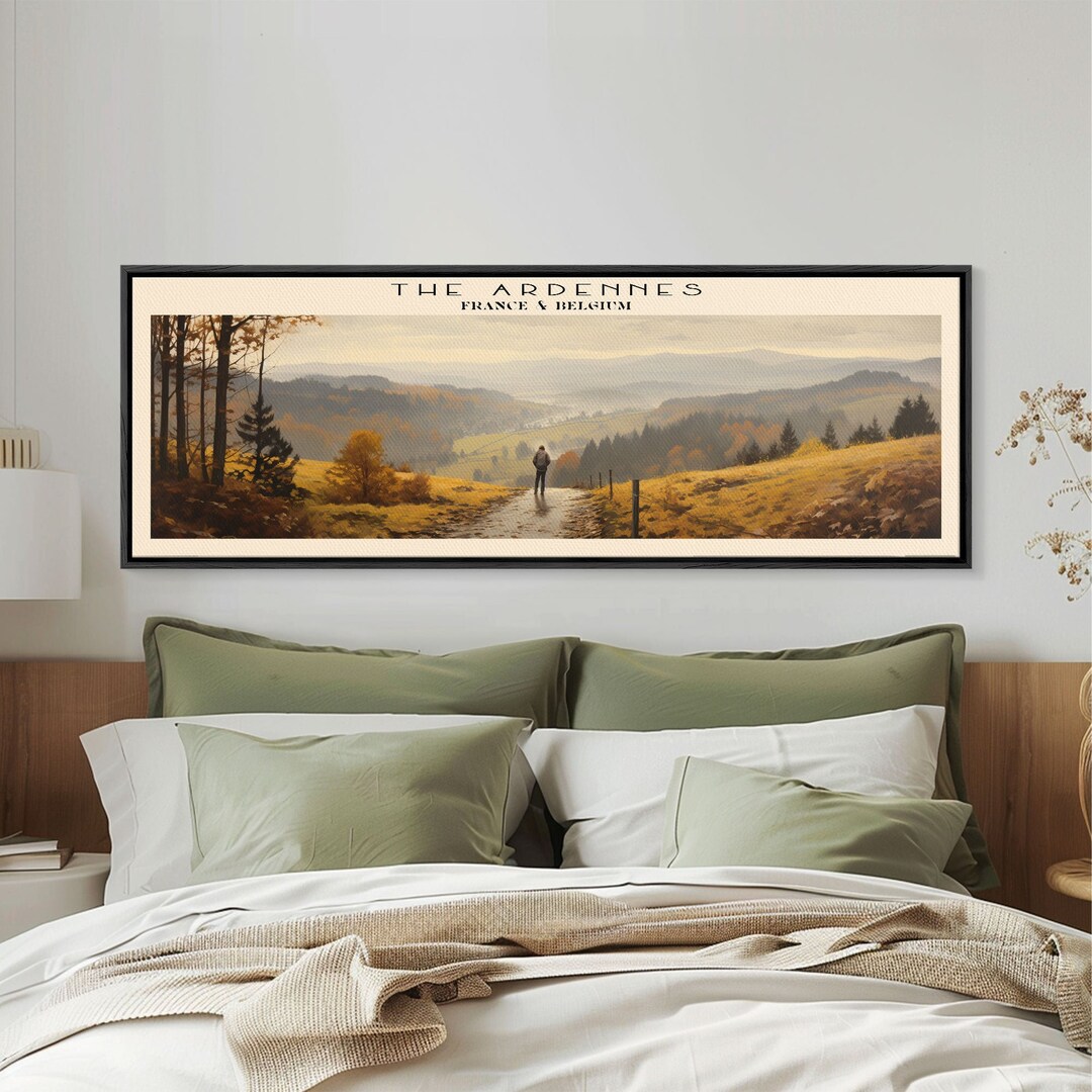 The Ardennes France Travel Poster Print, Framed Canvas Print, France ...