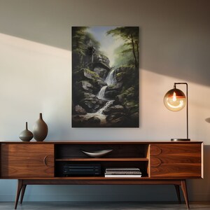 Waterfalls Wall Art, Nature Art Print, River Art, Canvas Print, Wall ...