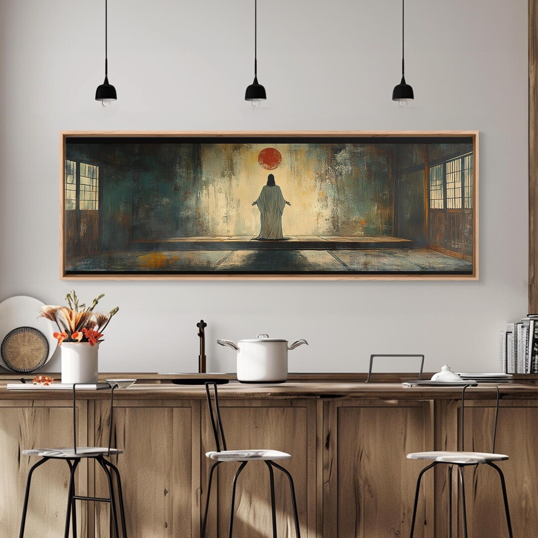 The Risen Christ Appearing in the Upper Room Framed Christian Art Print ...