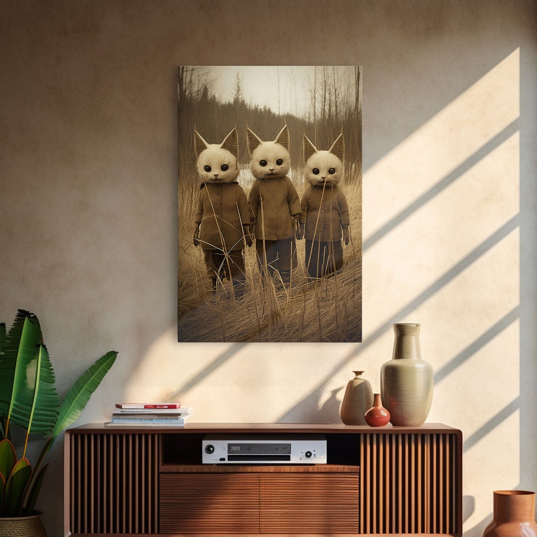 Horror Home Decor Creepy Wall Decor Dark Art Print Black - Etsy