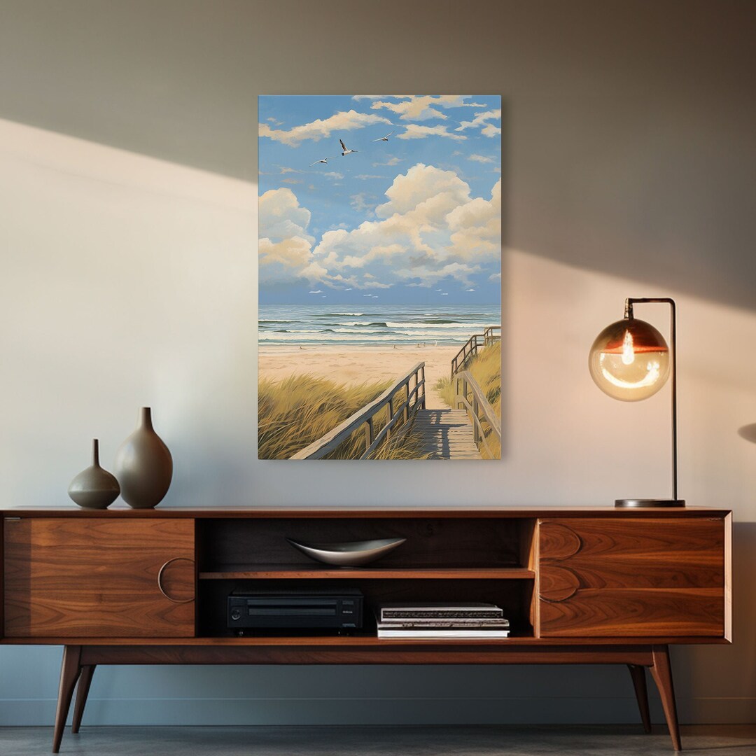 Nautical Wall Art, Beach Wall Art, Seashore Wall Art, Canvas Print ...