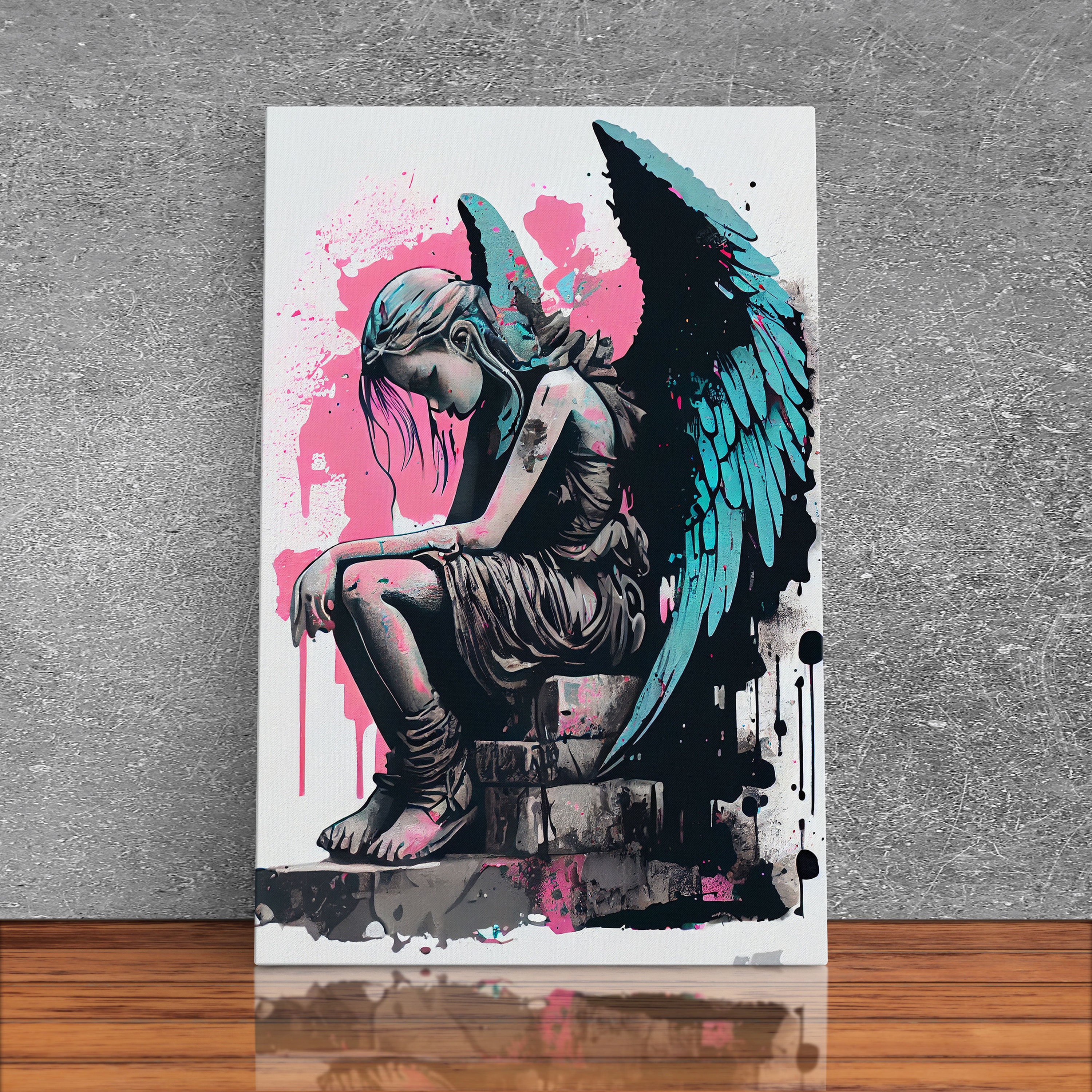 Angel Graffiti Drawing