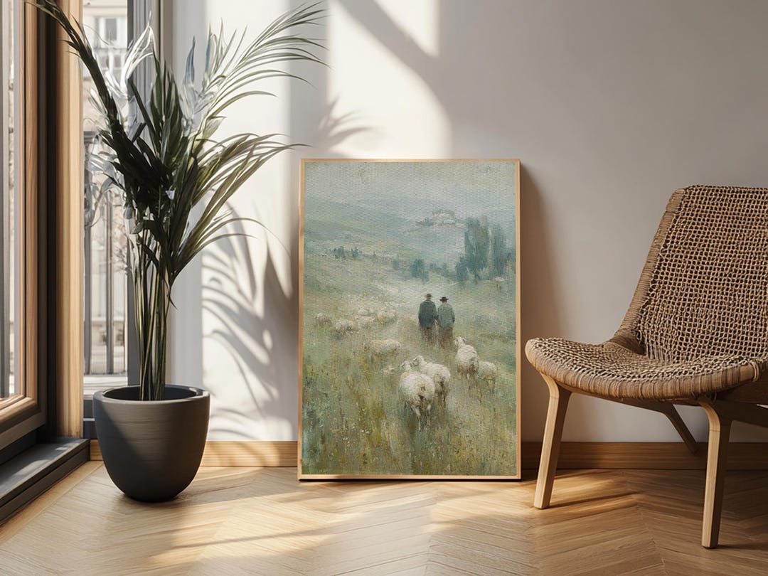 Quiet Bethlehem Path - Framed Canvas Print - Christian Art - Christian ...