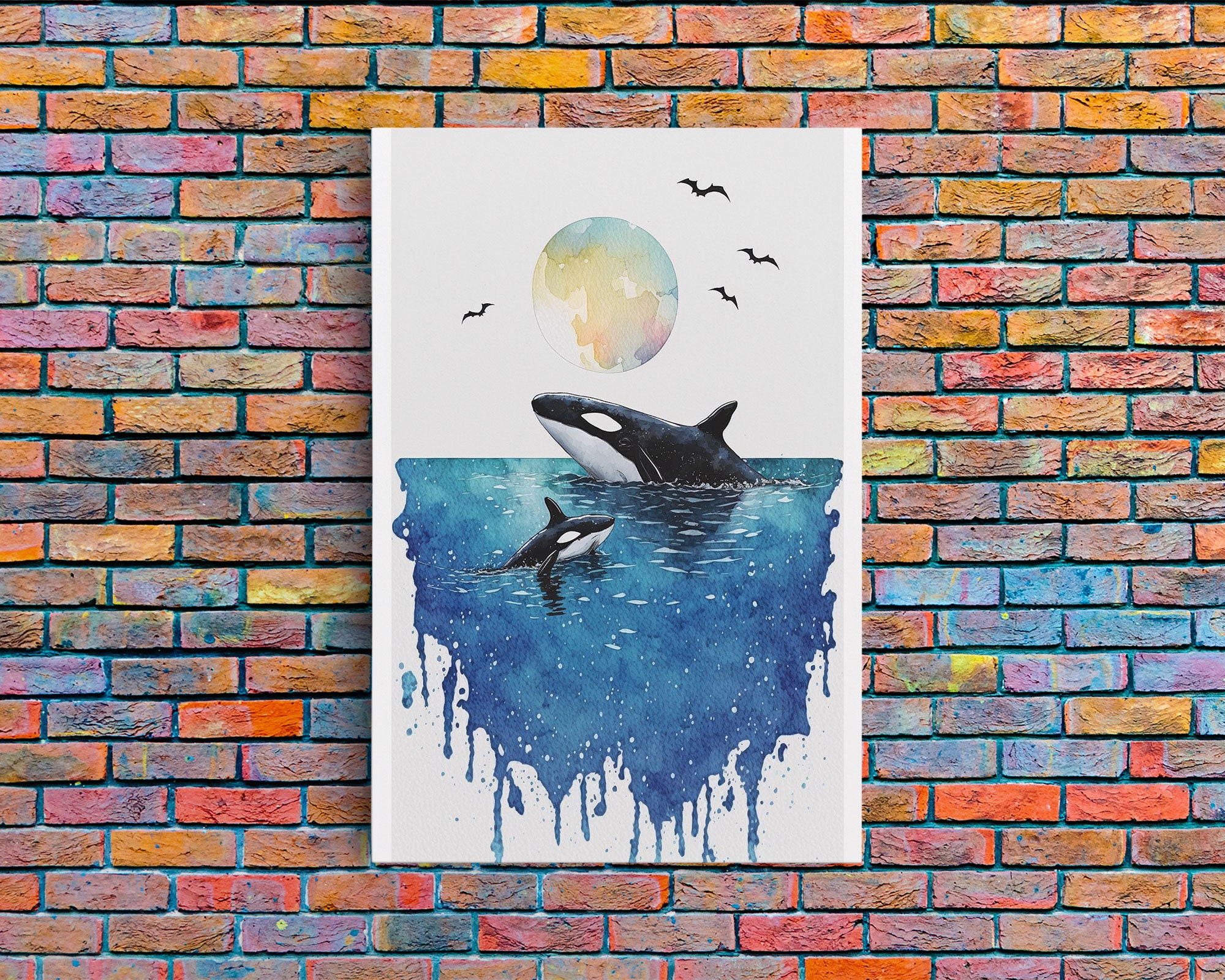 Orca Whale Painting