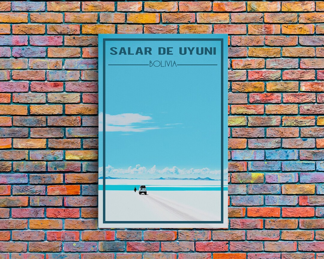 Salar De Uyuni Wall Art, Bolivia Poster, South America Wall Print ...