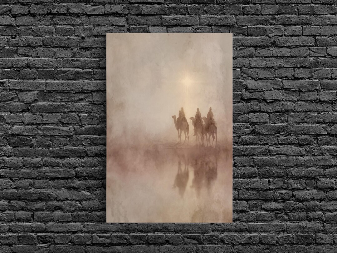The Guiding Star - Framed Canvas Print - Christian Wall Art - Christian ...