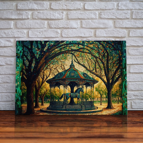 Carousel Art - Etsy