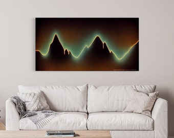 Waveform Wall Art - Etsy