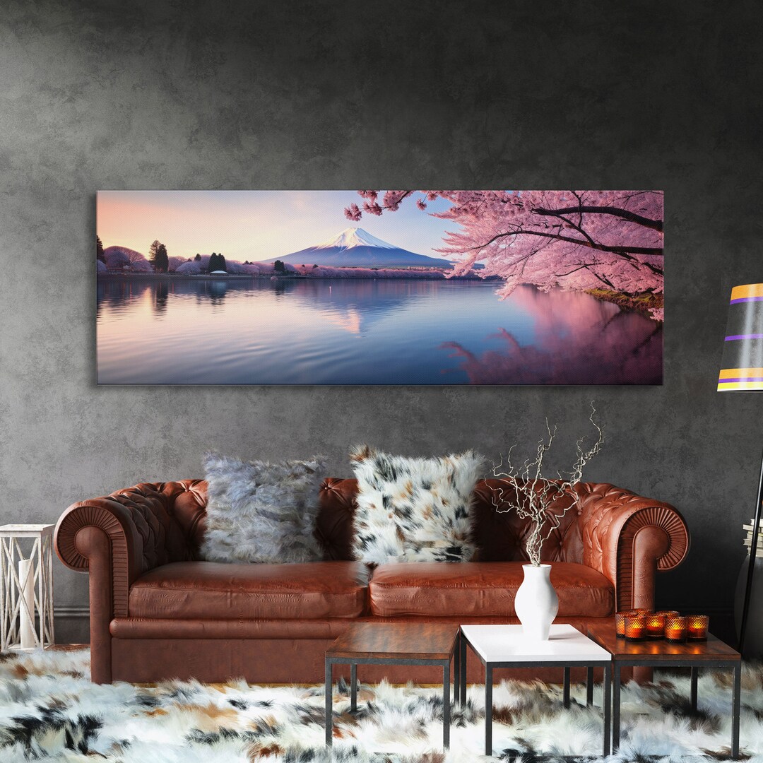 Panoramic Print of Mount Fuji Japan Extra Large Wall Art, Panoramic ...