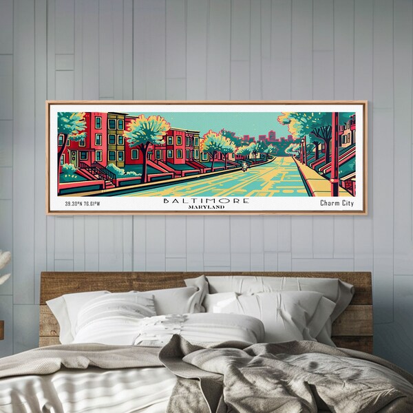 Baltimore Travel Poster - Etsy