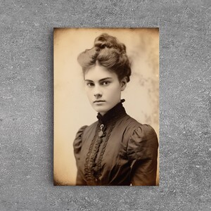Antique Photograph, Victorian Portrait, Victorian Photos, Canvas Print ...