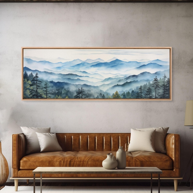 Blue Ridge Framed Art - Etsy