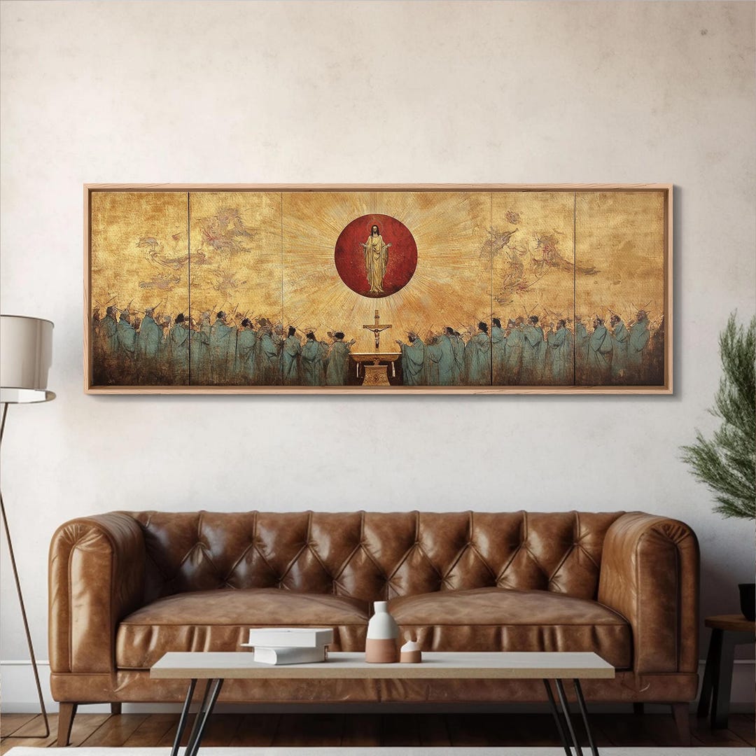 Corpus Christi Benediction With Monstrance Framed Christian Art Print ...