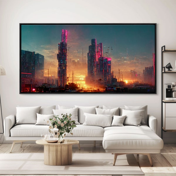 Cyberpunk Wall Art - Etsy