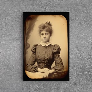 Victorian Portrait, Victorian Photos, Antique Photograph, Canvas Print ...