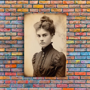 Antique Photograph, Victorian Portrait, Victorian Photos, Canvas Print ...