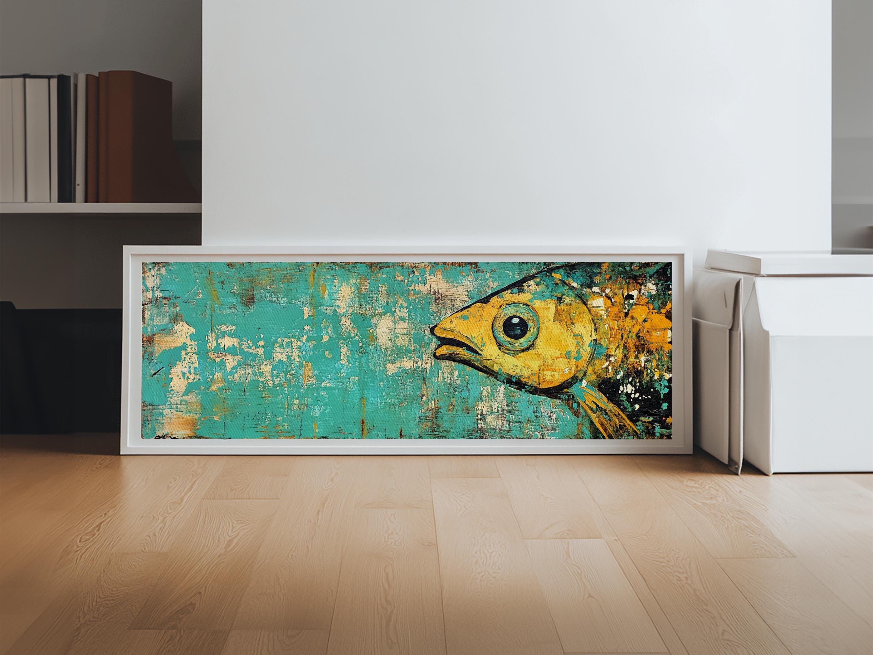 Coin in the Fishs Mouth Miracle Scene Framed Canvas Print | Panoramic ...
