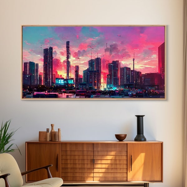 Canvas Wall Art Sunset - Etsy