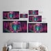 The Secret Grove, Fantasy Art, Pop Art Forest Landscape, Framed Canvas ...