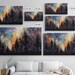 Forest Fire Abstract Forest Landscape Wall Art Framed Canvas - Etsy
